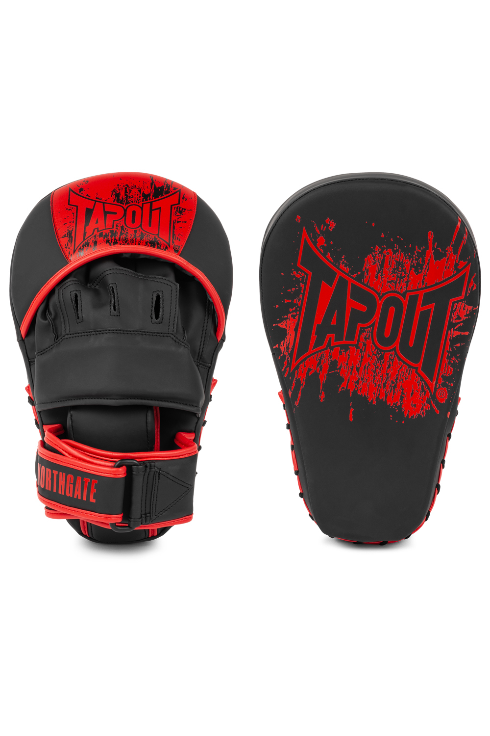 Tapout Plethandsker "Northgate" Black and Red - Tapout - Fightersport