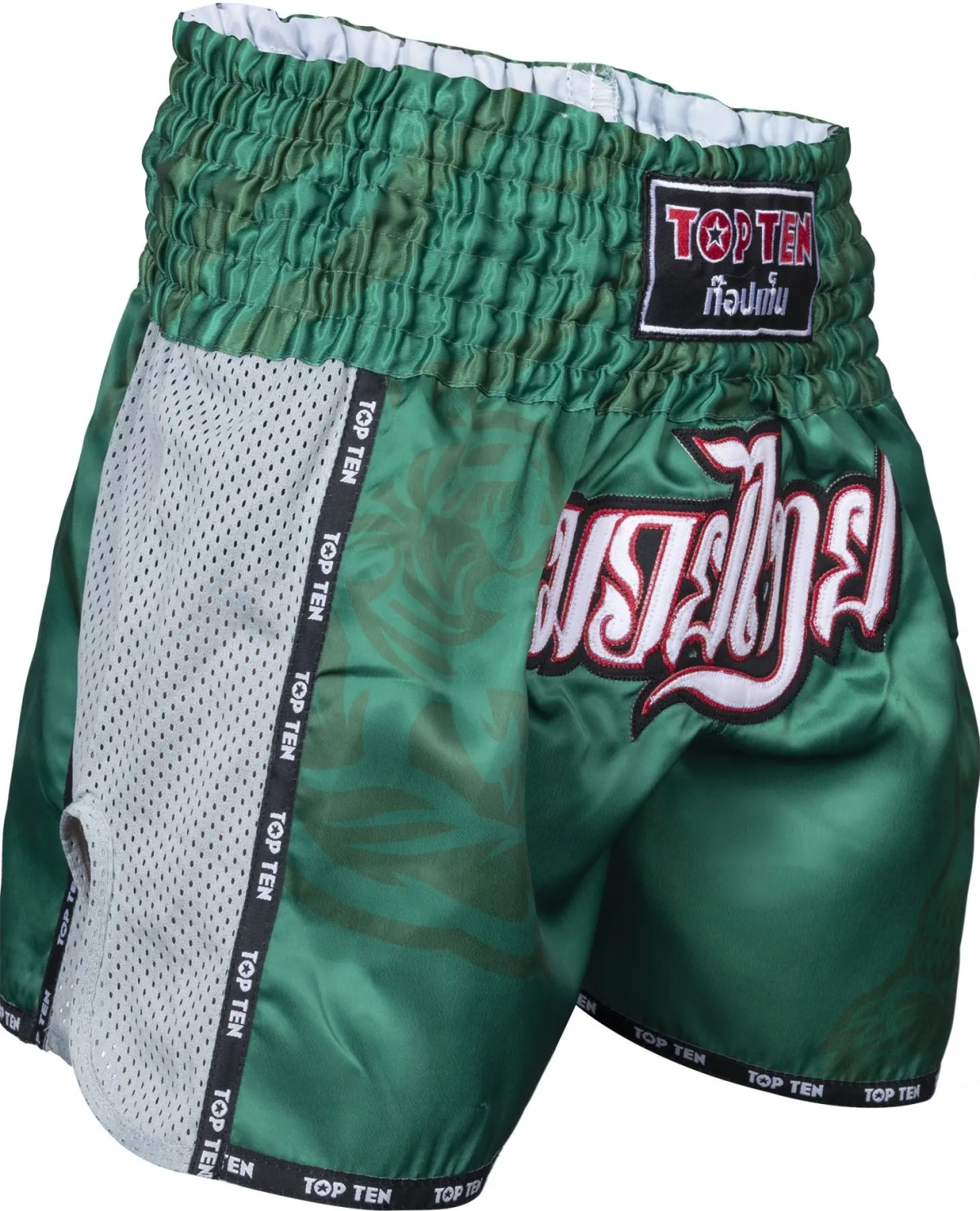 Top Ten thai shorts "Patchara" Grøn - Top Ten - Fightersport